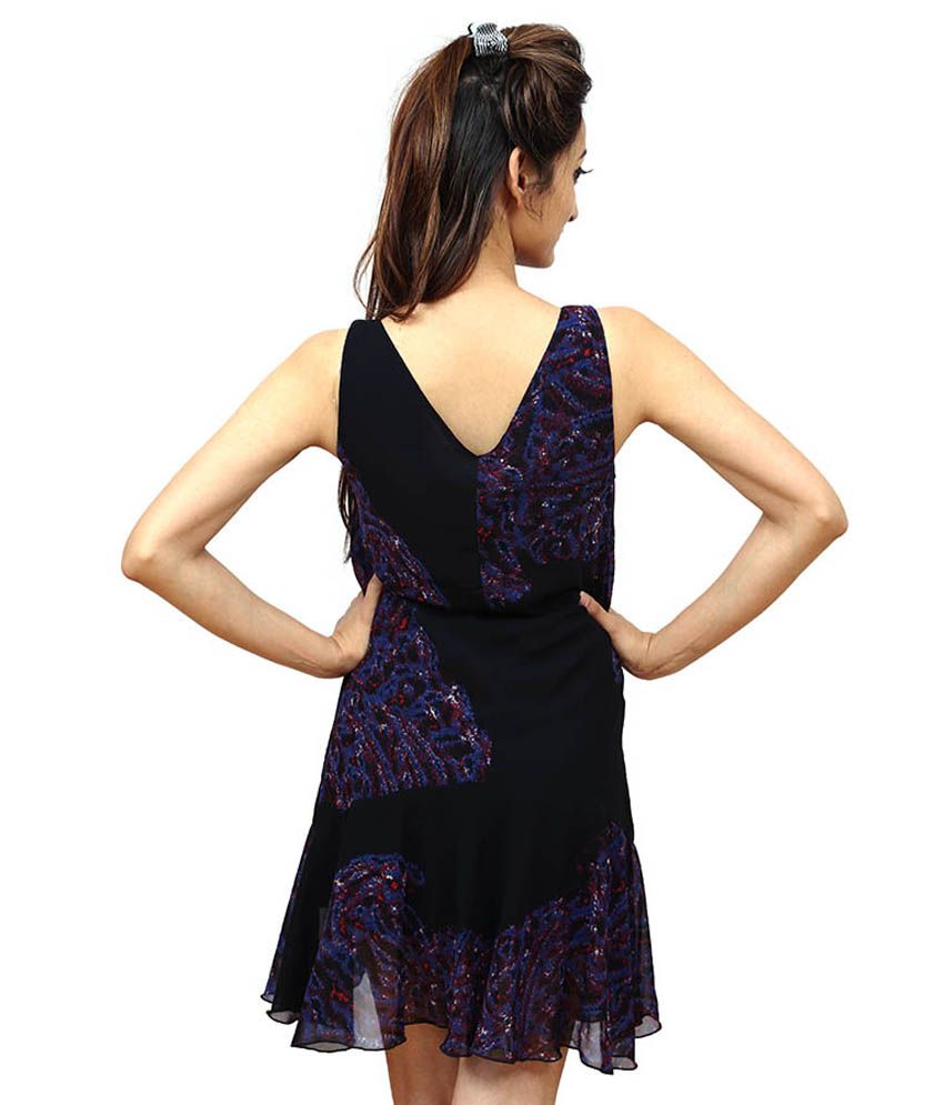 Sisley Black Polyester Dresses - Buy Sisley Black Polyester Dresses ...