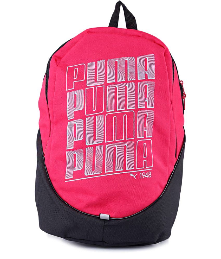 Puma Pink Laptop Backpack - Buy Puma Pink Laptop Backpack Online at Low ...