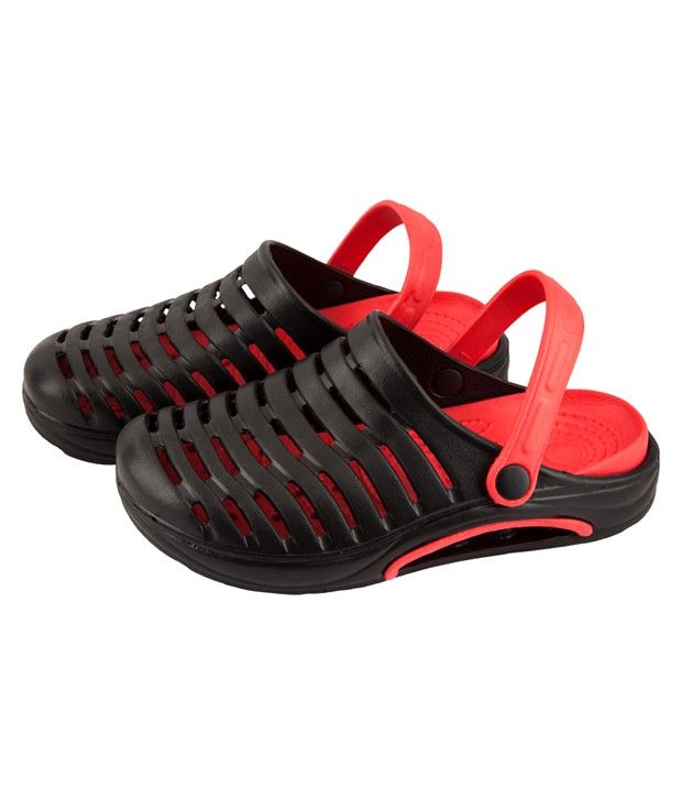 Zovi Black Floater Sandals - Buy Zovi Black Floater Sandals Online at ...