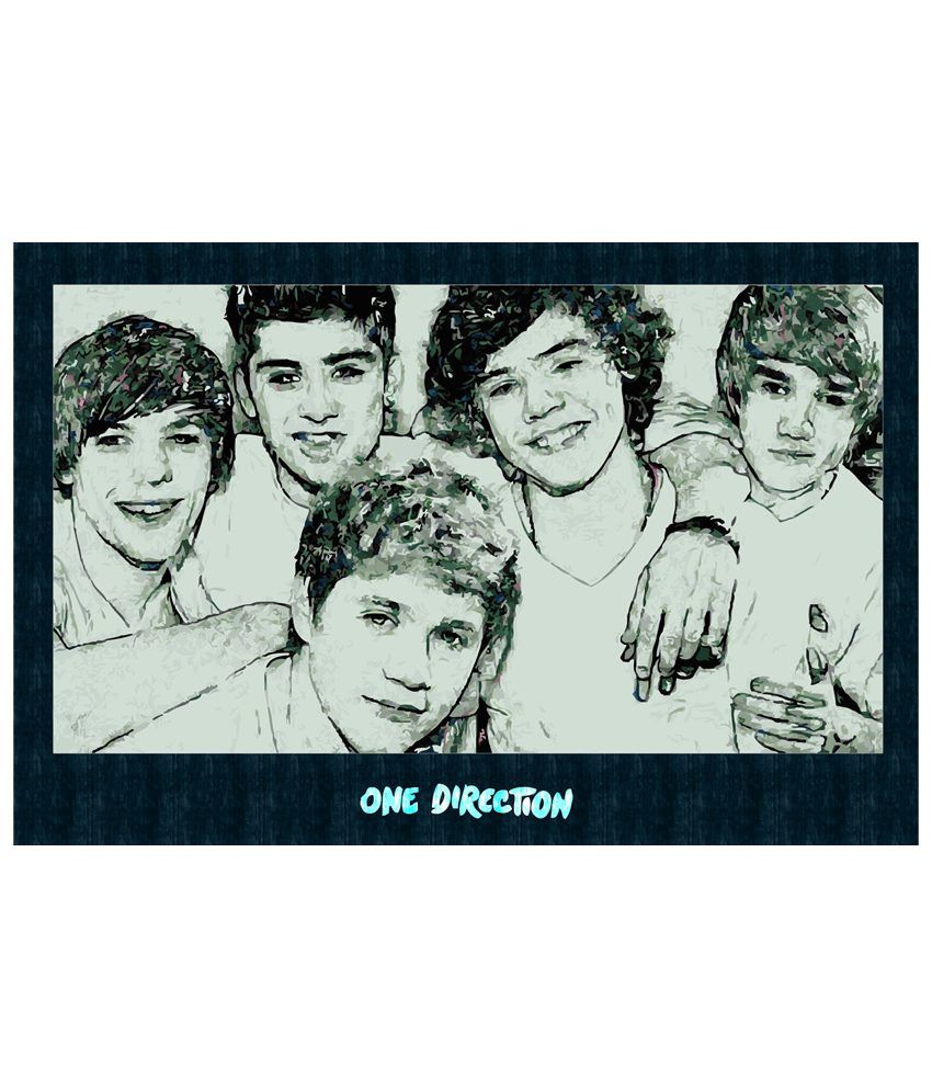 Art Emporio One Direction Sketch Canvas Poster: Buy Art Emporio One ...