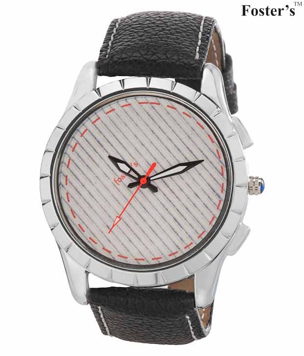 Foster's Suave Leather Strap Watch - Buy Foster's Suave Leather Strap ...