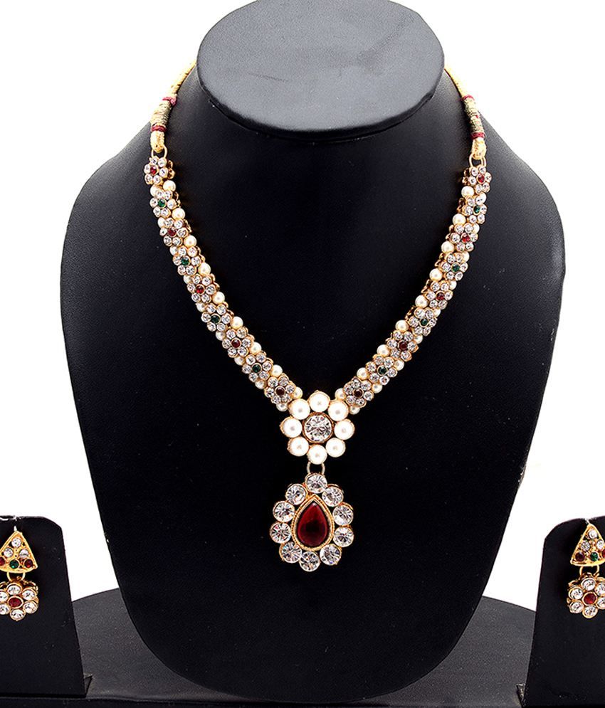 Manukunj Elegent Neckless Set: Buy Online @ Rs.${productDealModel ...