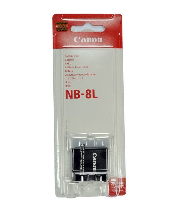 Canon Nb-8l Battery Price in India- Buy Canon Nb-8l Battery Online at ...