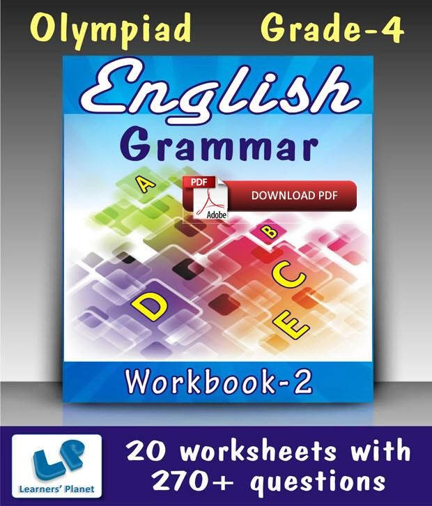 Grade 4 Olympiad English Grammar Workbook 2 E Books Downloadable PDF 