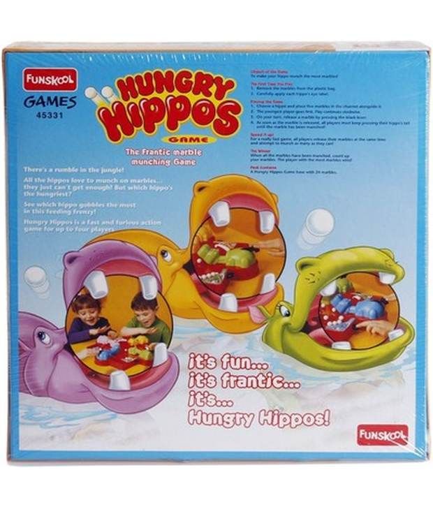 Funskool Hungry Hippos Game Board Game - Buy Funskool Hungry Hippos ...
