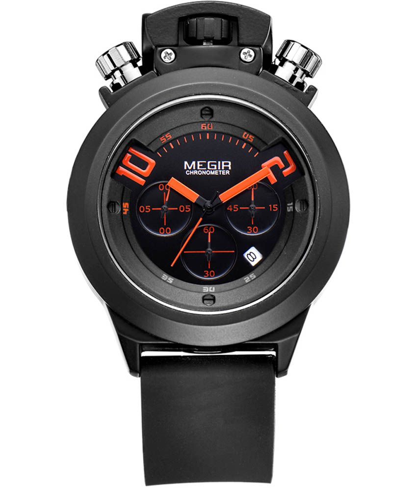 Megir Chronograph Sport Military Watch - Black - Buy Megir Chronograph ... Megir Chronograph Sport Military Watch - Black - Buy Megir Chronograph ...