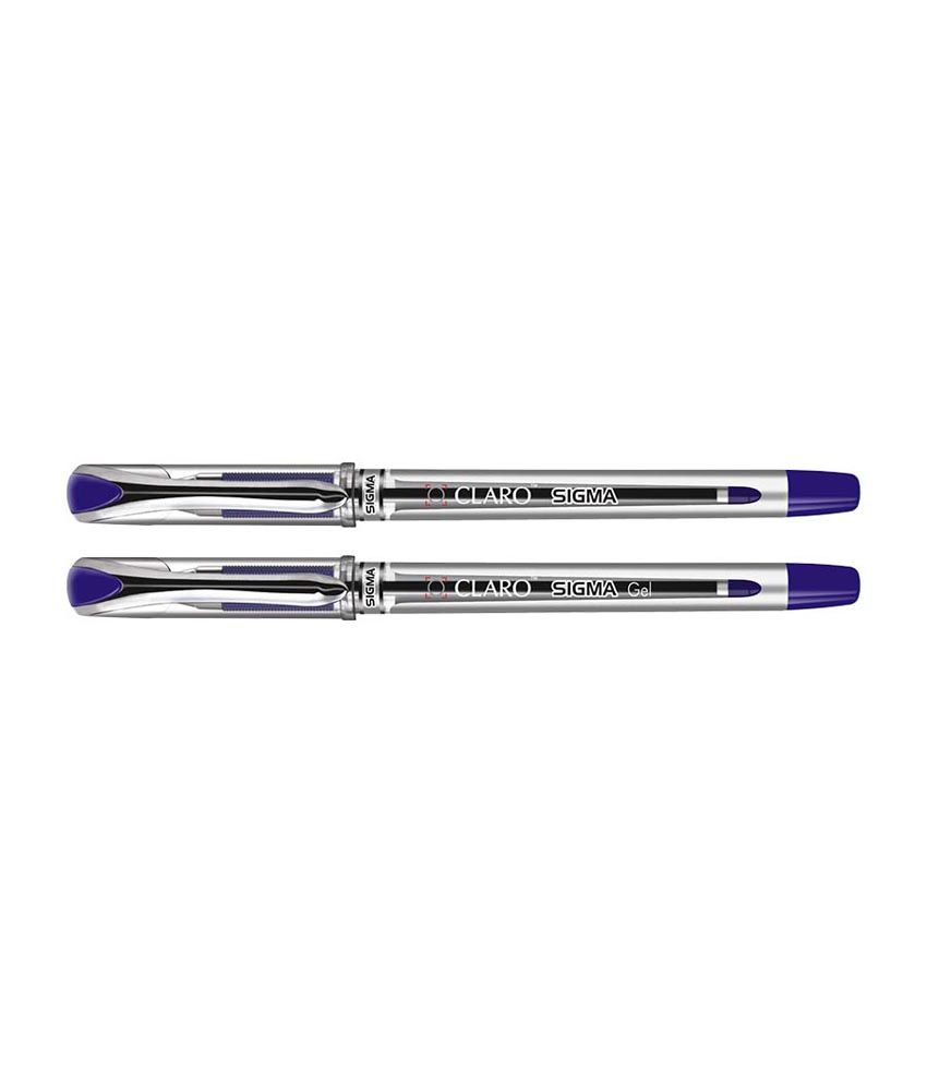 Claro Sigma Pen And Gel Pen Set (20 Pcs) - Blue: Buy Online at Best ...