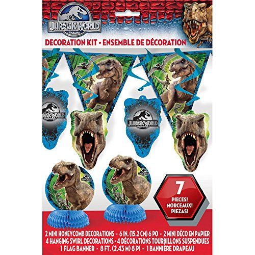 Jurassic World Party Decorating Kit 7pc - Buy Jurassic World Party