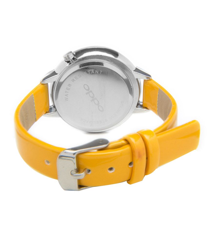 Oppo Yellow Analog Watch Price in India: Buy Oppo Yellow Analog Watch ...