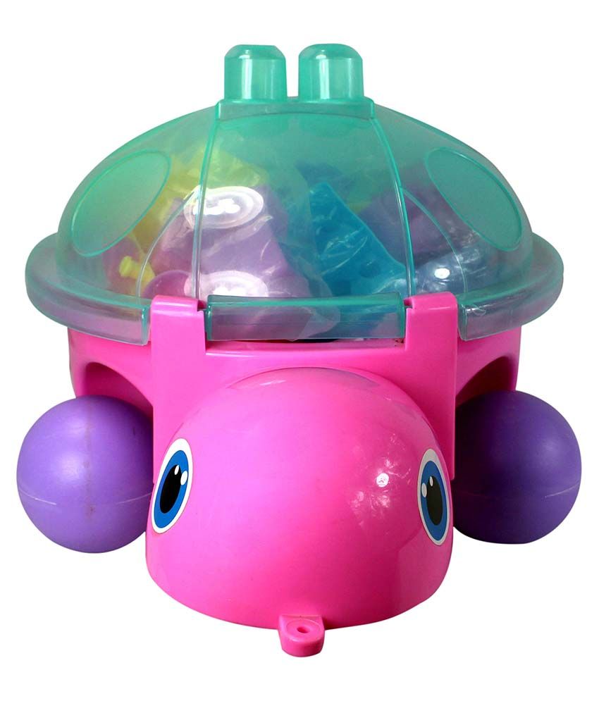 Planet Of Toys Educational Building Blocks With Turtle - 38 Pcs - Buy ...