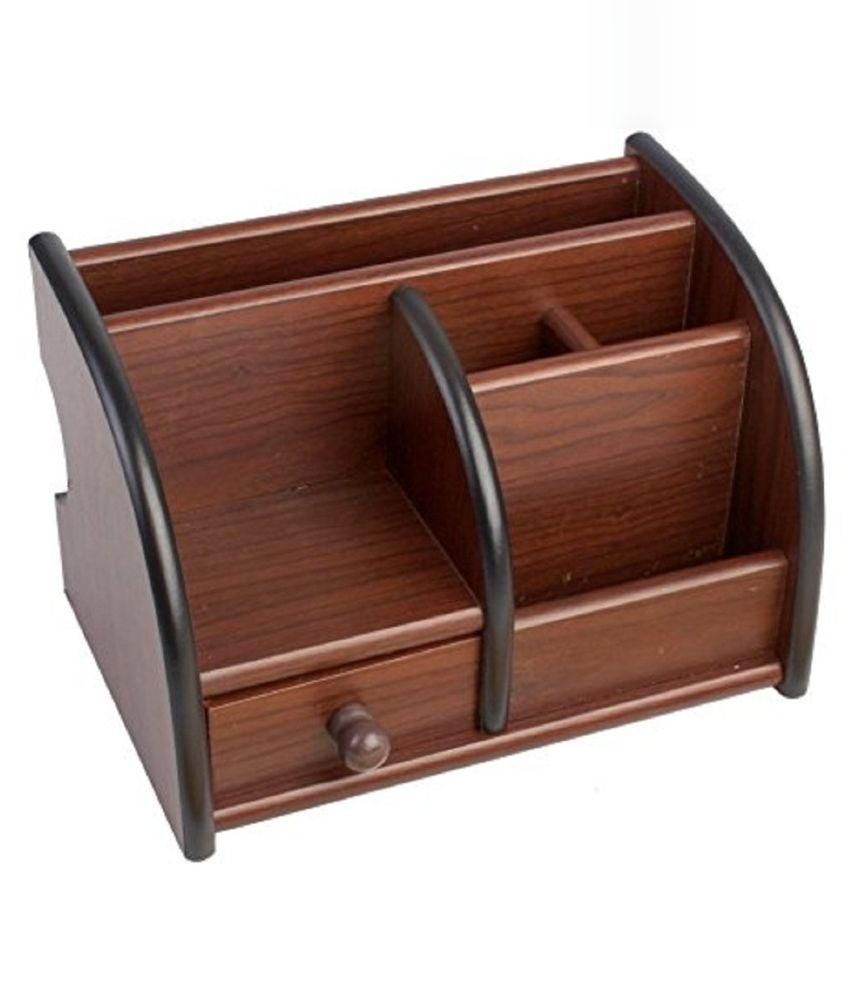 7Trees Polished Multi Functional Wooden Pen Stand With Drawer Buy 7Trees Polished Multi Functional Wooden Pen Stand With Drawer Buy