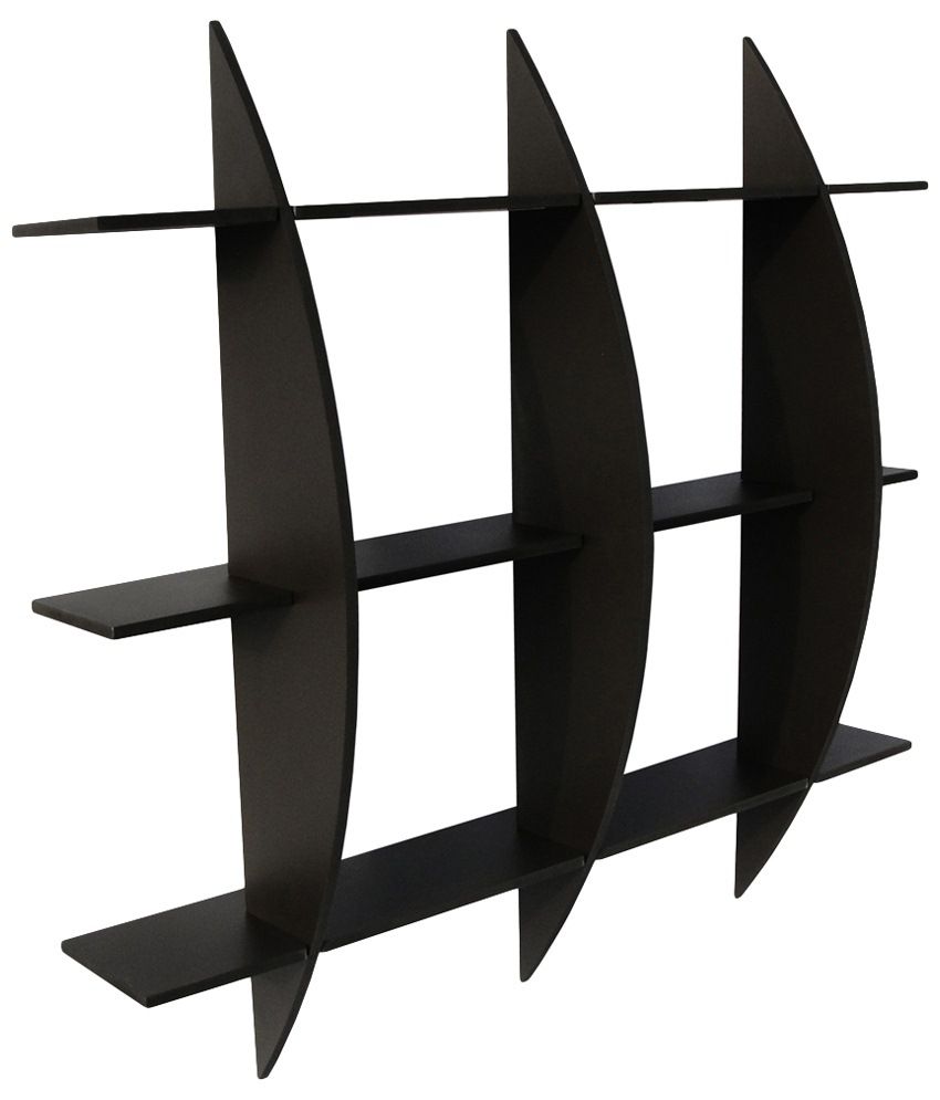 Random Brown Bow Six Plates Ship Floating Shelf/ Wall Shelf / Storage ...