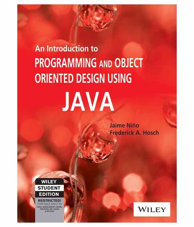 An Introduction To Programming And Object Oriented Design