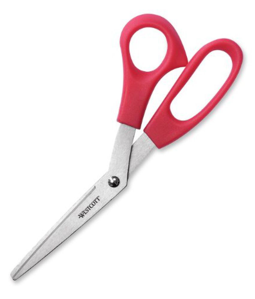 Westcott All-Purpose Value Scissors, 8-inch Bent, Red: Buy Online at ...