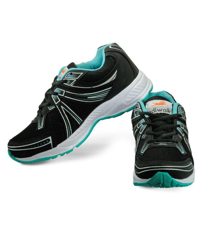 Adiwalk Spyder Black Running Shoes - Buy Adiwalk Spyder Black Running ...