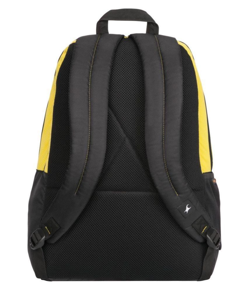 Mcm Black And Yellow Backpack :: Keweenaw Bay Indian Community
