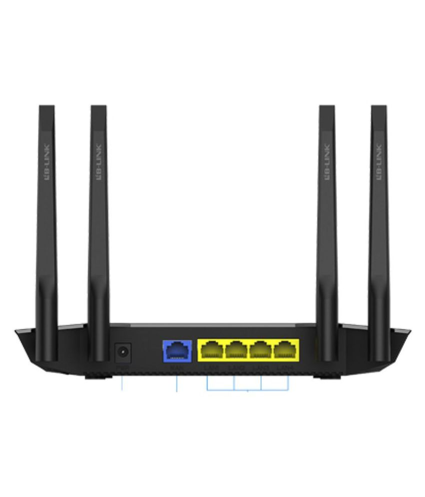 Lb-Link LB-LINK 1200Mbps Dual Band High Speed Router 300 RJ45 Black ...