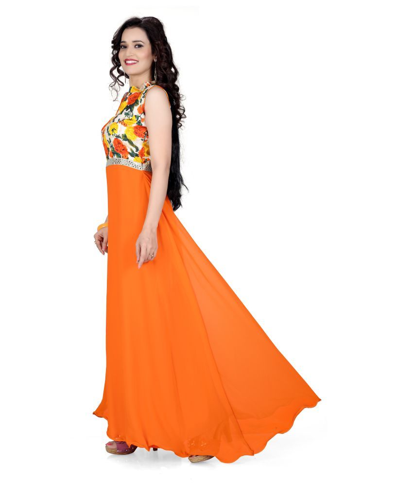Unique Collection Georgette Ball Gowns Buy Unique Collection Georgette Ball Gowns Online At