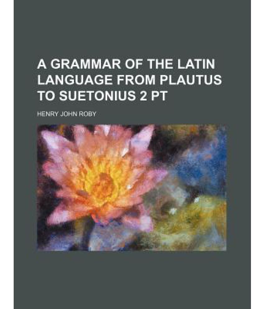 A Grammar of the Latin Language from Plautus to Suetonius 2 PT: Buy A ...