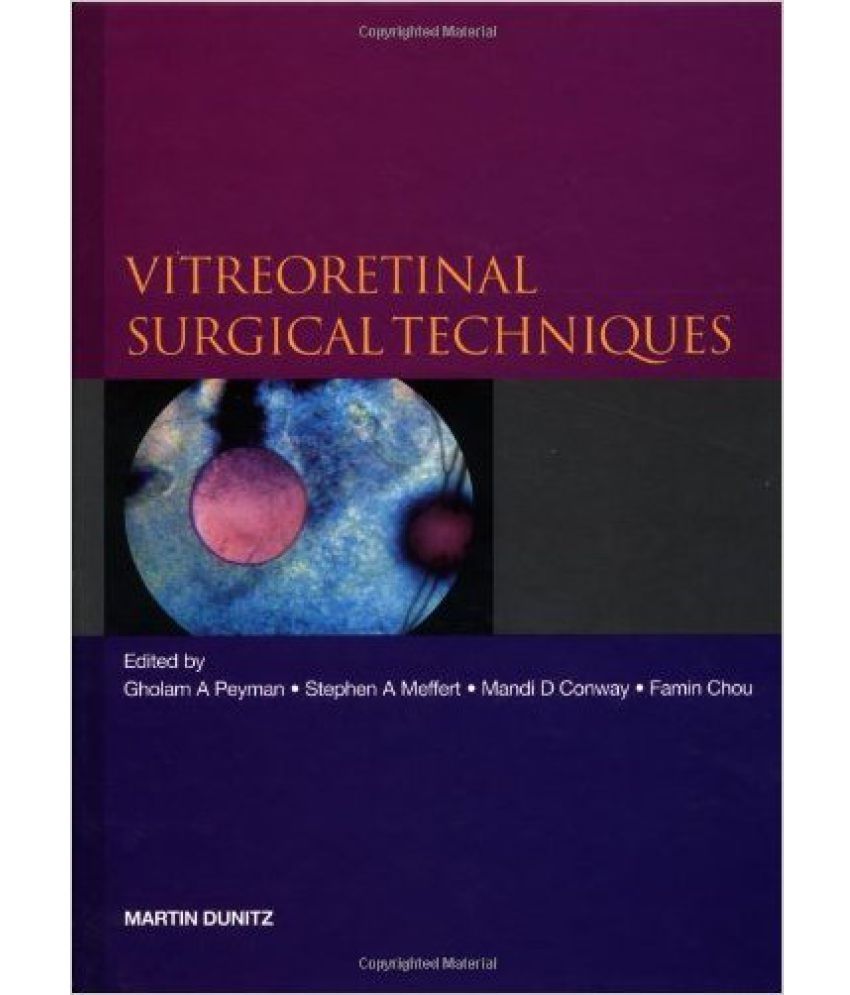 Vitreoretinal Surgical Techniques Buy Vitreoretinal Surgical Vitreoretinal Surgical Techniques Buy Vitreoretinal Surgical