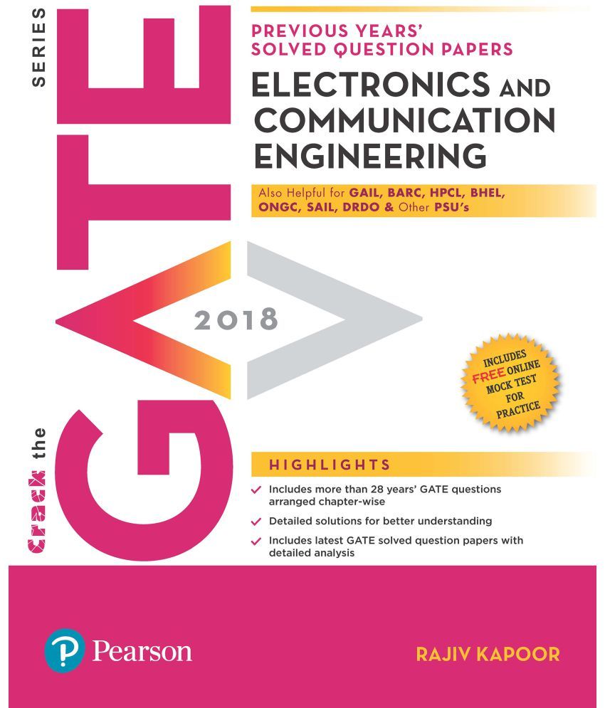 Previous Yearsâ  Solved Question Papers GATE 2018 Electronics and ... Previous Yearsâ  Solved Question Papers GATE 2018 Electronics and ...