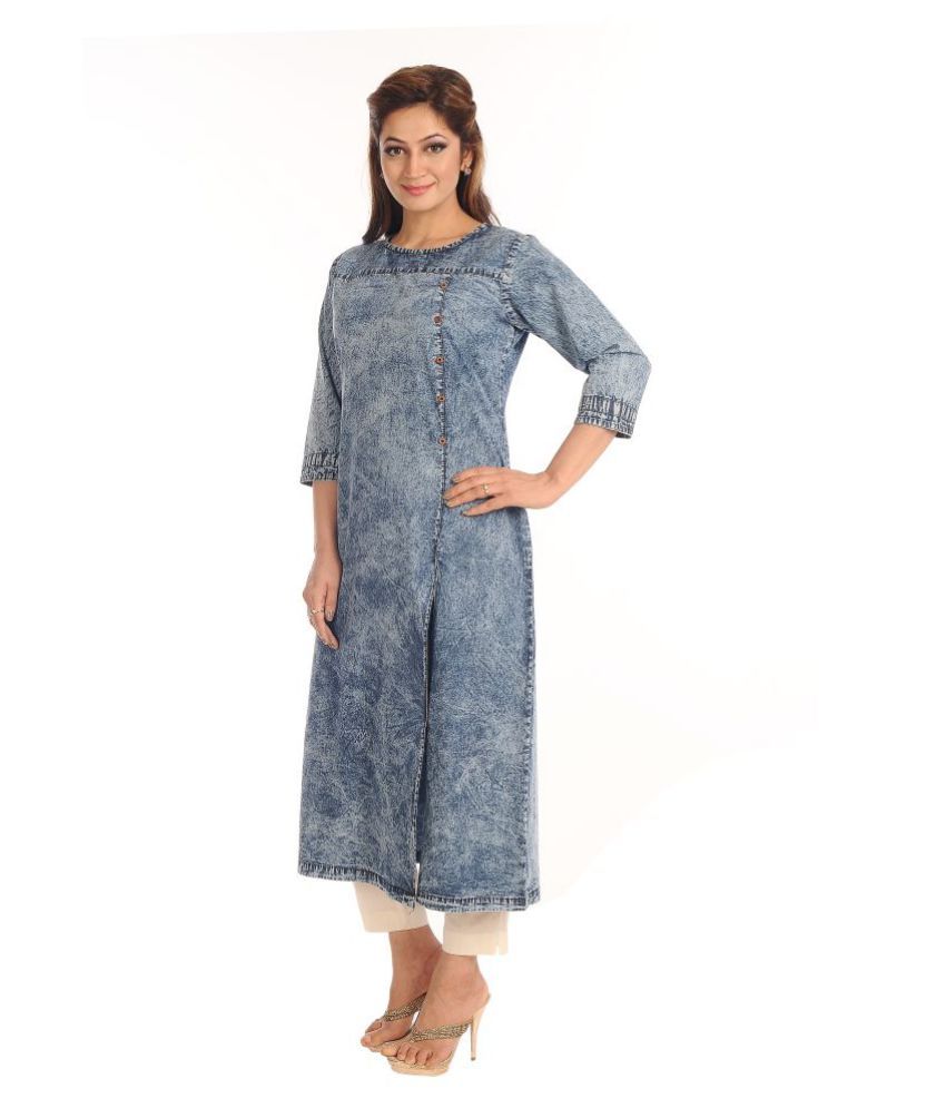 Innovative Blue Denim Straight Kurti - Buy Innovative Blue Denim ... Innovative Blue Denim Straight Kurti - Buy Innovative Blue Denim ...
