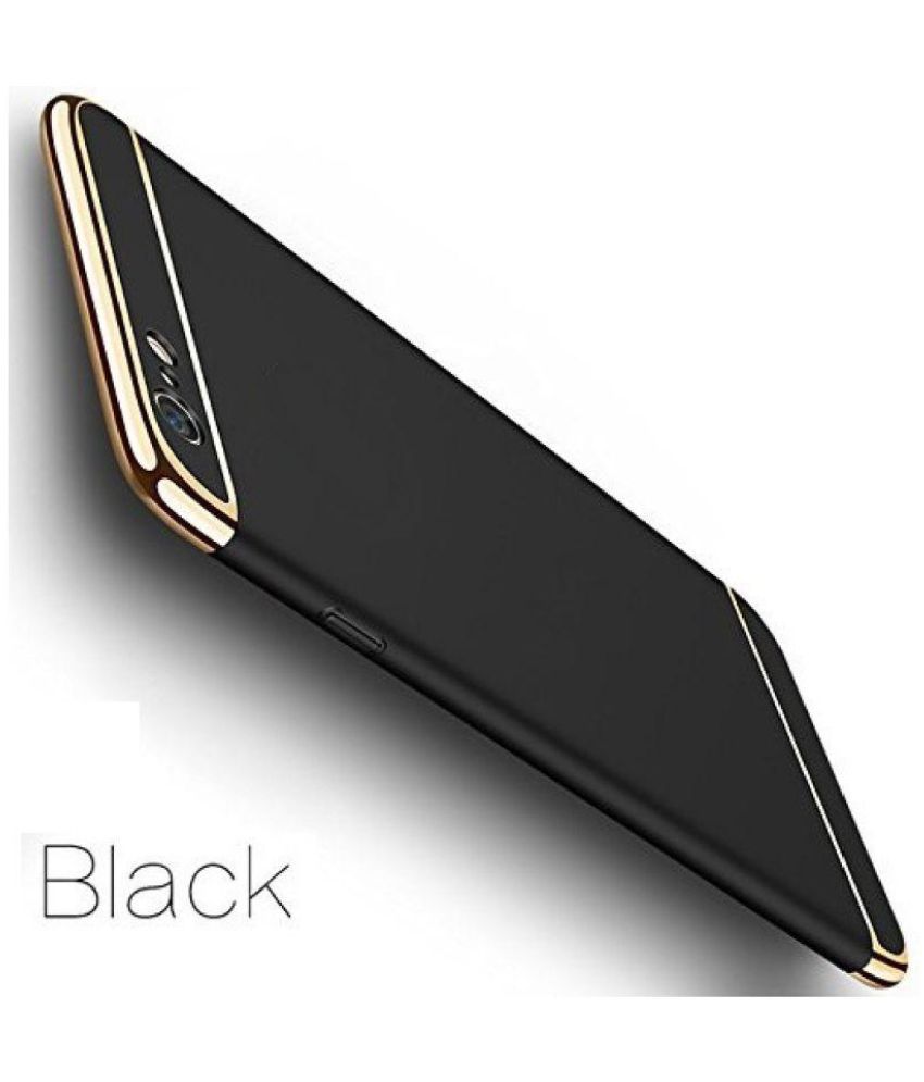 OnePlus 5 Plain Cases 2Bro - Black - Plain Back Covers Online at Low ...