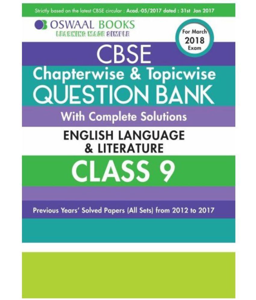 Oswaal CBSE Chapterwise and Topicwise Question Bank with Complete ... Oswaal CBSE Chapterwise and Topicwise Question Bank with Complete ...
