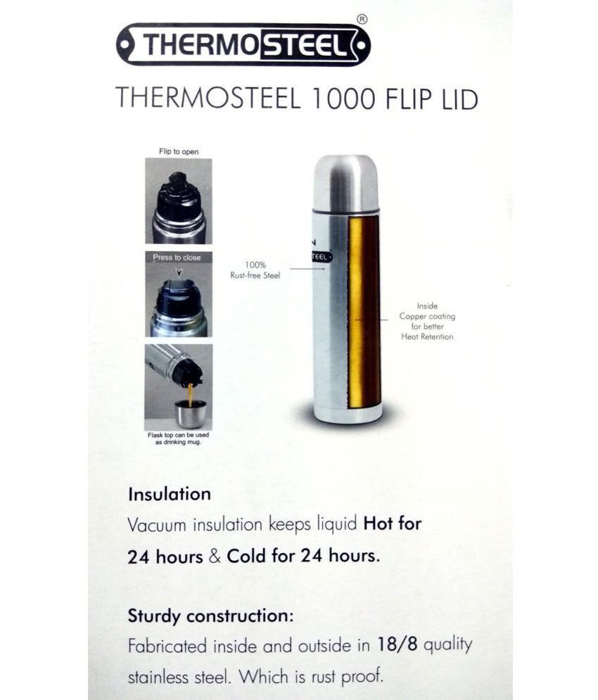 Milton Thermosteel Flip Lid Stainless Steel Flask Bottle - 500 ml: Buy ... Milton Thermosteel Flip Lid Stainless Steel Flask Bottle - 500 ml: Buy ...