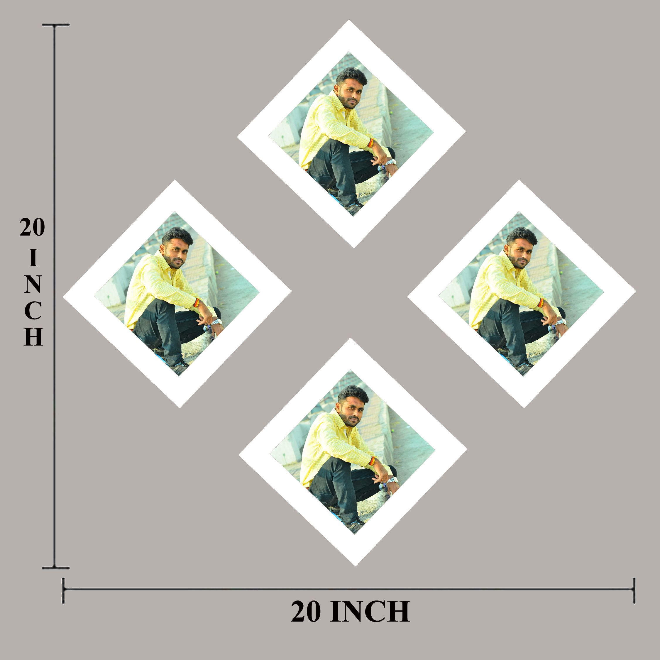 MAGIC GIFT Wood Wall Hanging White Photo Frame Sets - Pack of 1: Buy ...