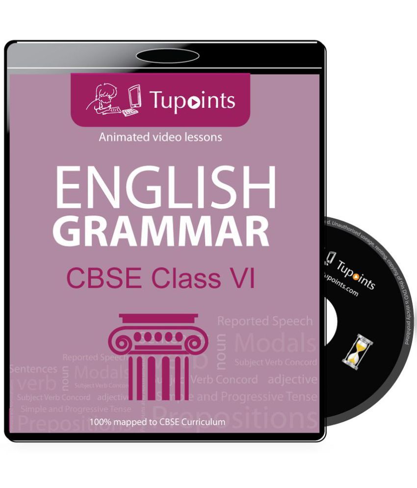 CBSE Class 6 English Grammar Multimedia Video Lessons DVD Buy CBSE 