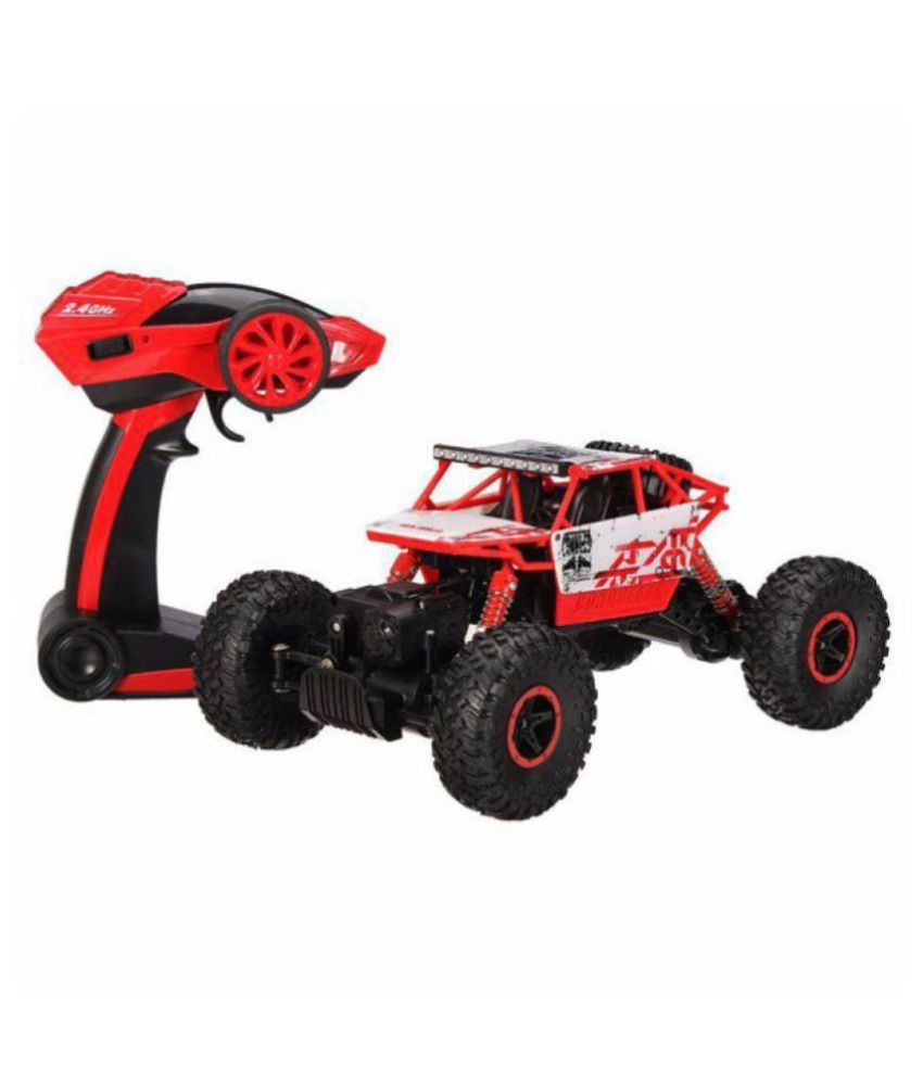Shiv International 2.4 GHz Red Rock Crawler 1:18 R/C Monster Truck Car ...