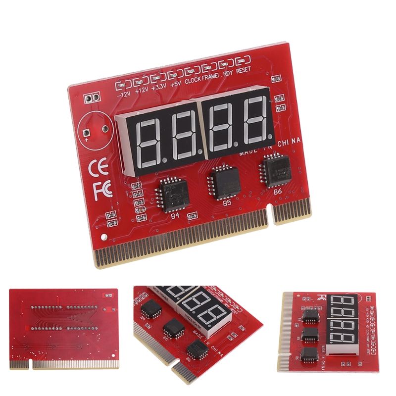 Computer Analysis Pci Post Card Lcd Display Motherboard Led 4 Digit