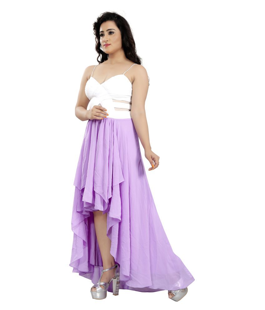 Desi Girl Polyester White Dresses Buy Desi Girl Polyester White