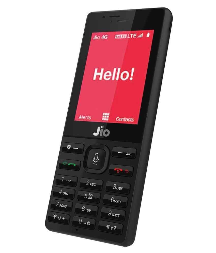 JIO MOBILE Black 4G Security Deposit Feature Phone Online At Low JIO MOBILE Black 4G Security Deposit Feature Phone Online At Low