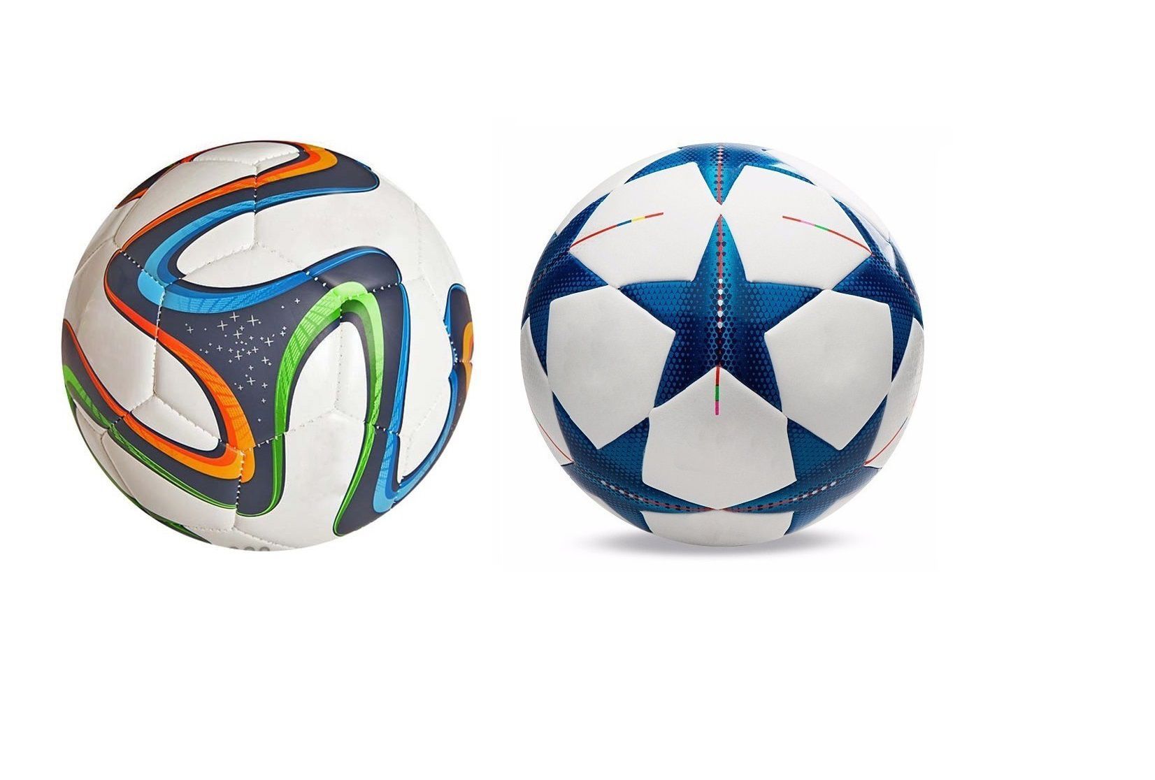 RetailWorld Brazuca + UEFA Multi-Color Football / Ball Size- 5: Buy ...
