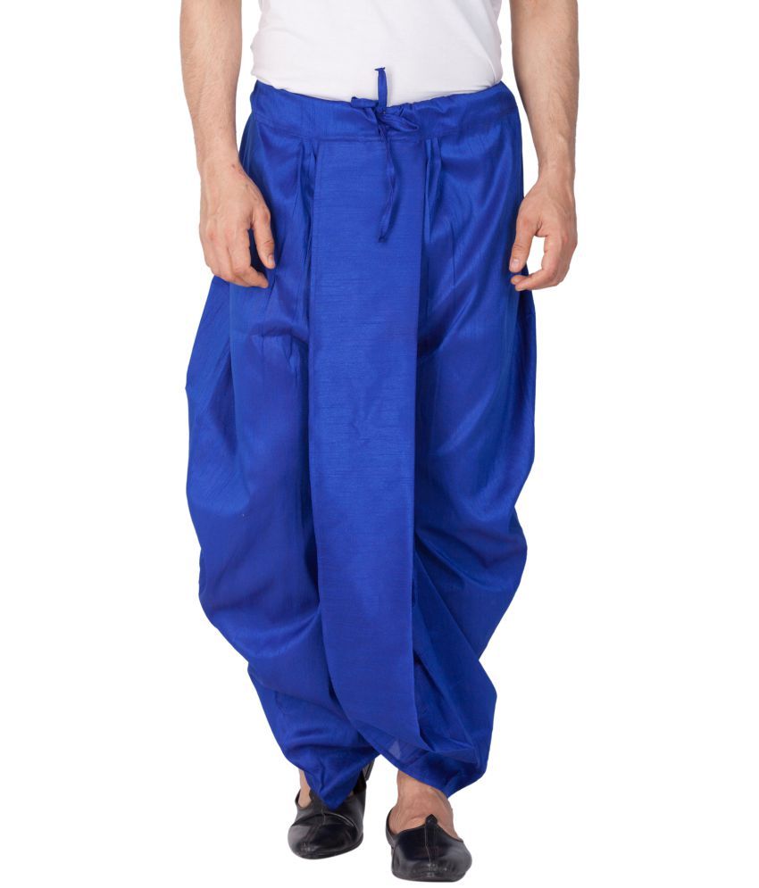 Vastramay Blue Dhoti - Buy Vastramay Blue Dhoti Online at Low Price in ...
