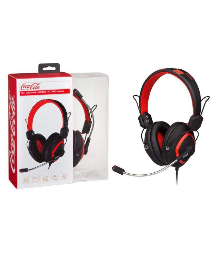 Buy COCA-COLA WIRED HEADSET (PS4/XBONE/2DS/3DS/PC/MAC) Online at Best ...