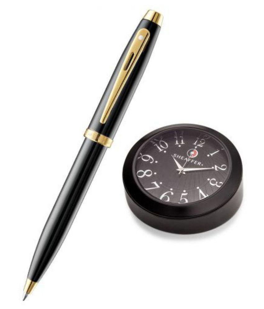 Sheaffer 9322 Ballpoint Pen With Black Table Clock Buy Online At Best sheaffer-9322-ballpoint-pen-with-black-table-clock-buy-online-at-best