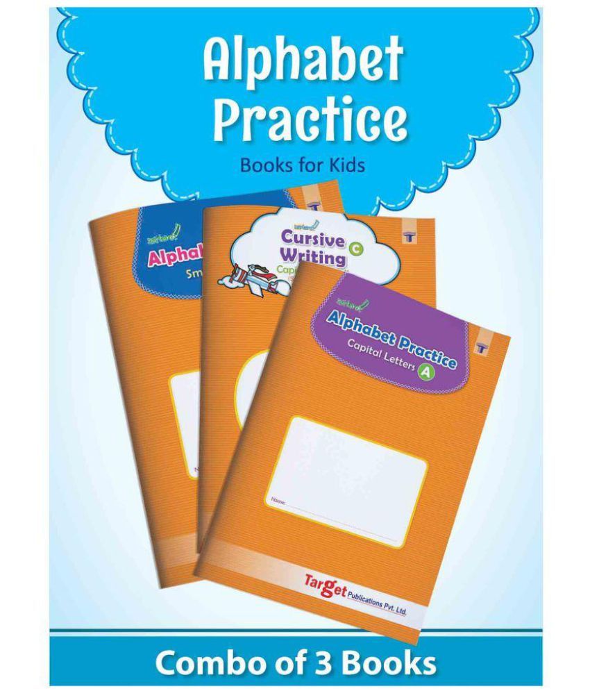 Alphabet Practice Books for Kids (Combo of 3 Books viz: Capital, Small ...