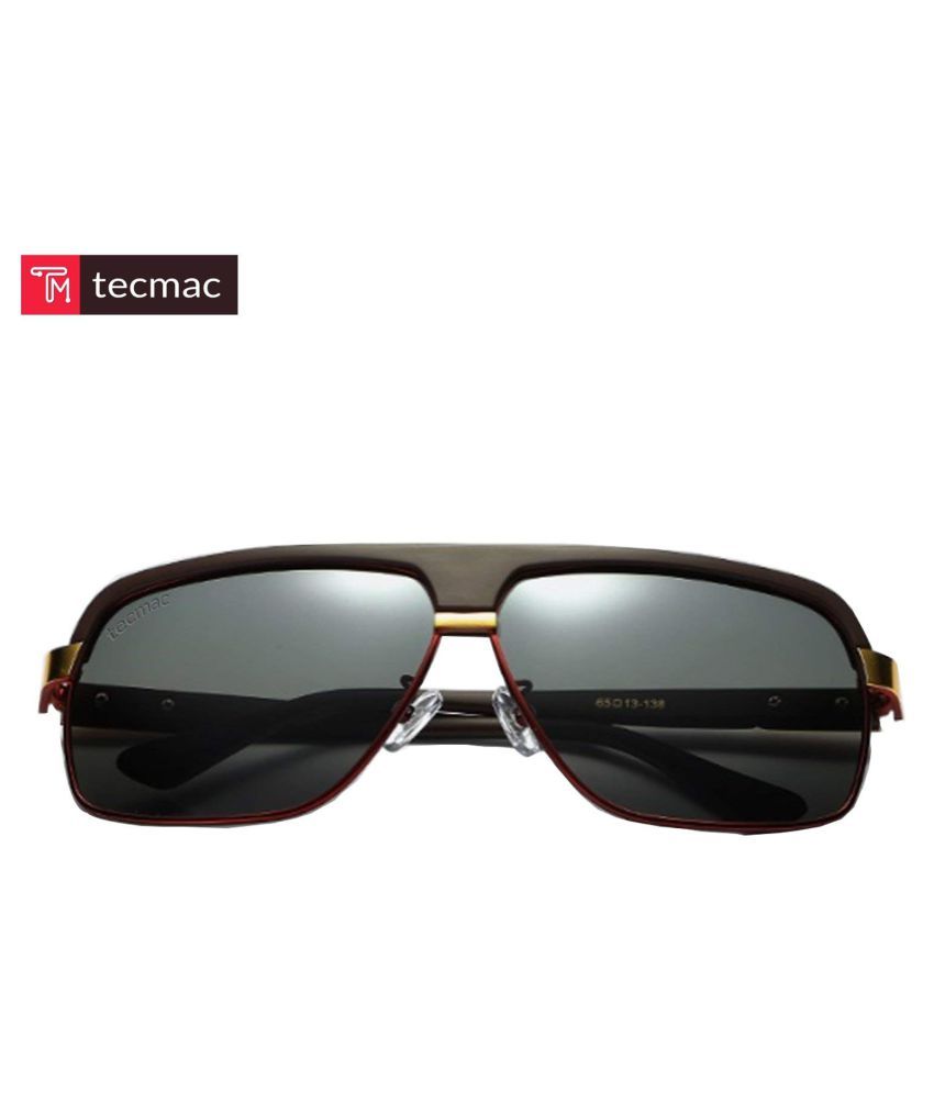 TecMac - Black Square Sunglasses ( 038 ) - Buy TecMac - Black Square ...