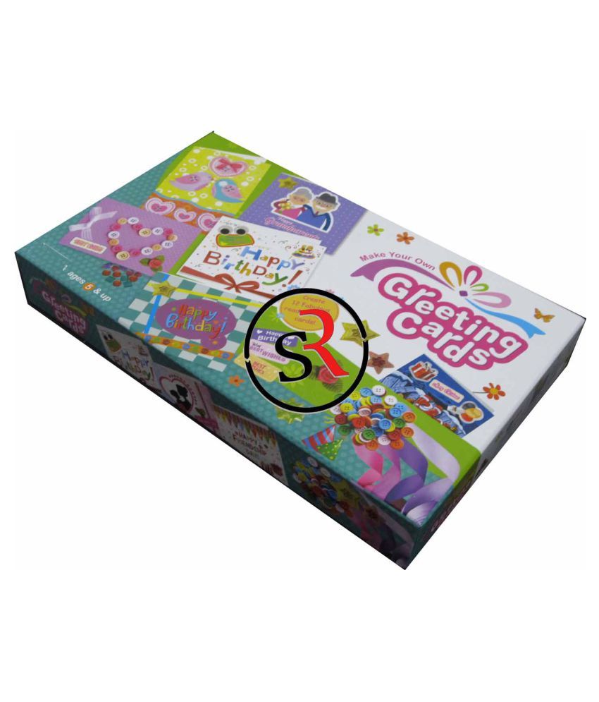 Make Your Own Greeting Cards Craft Kit For Kids Create 12 Fabolous 