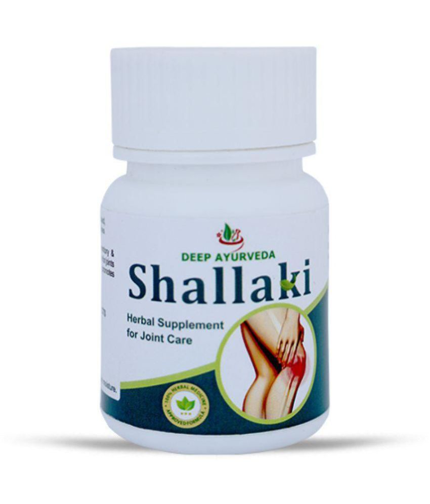 DEEP AYURVEDA- INDIA Shallaki Herbal Capsule 30 no.s Pack of 3: Buy ...