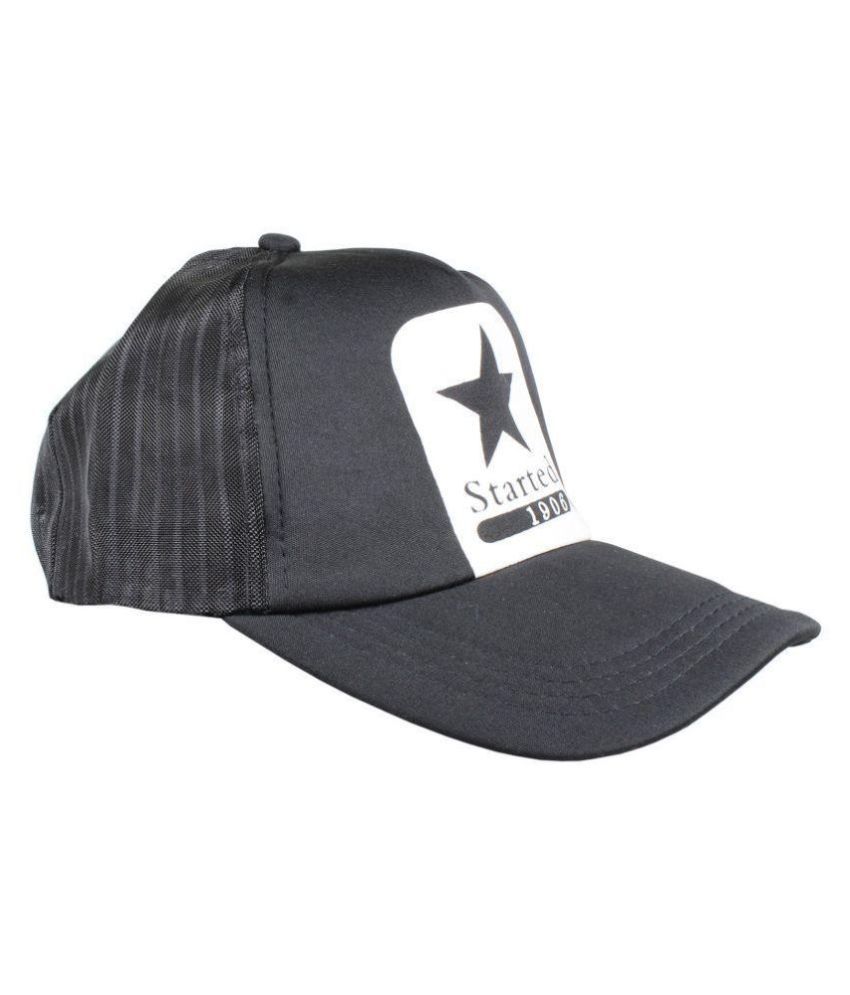 SPERO Black Printed Polyester Caps - Buy Online @ Rs. | Snapdeal