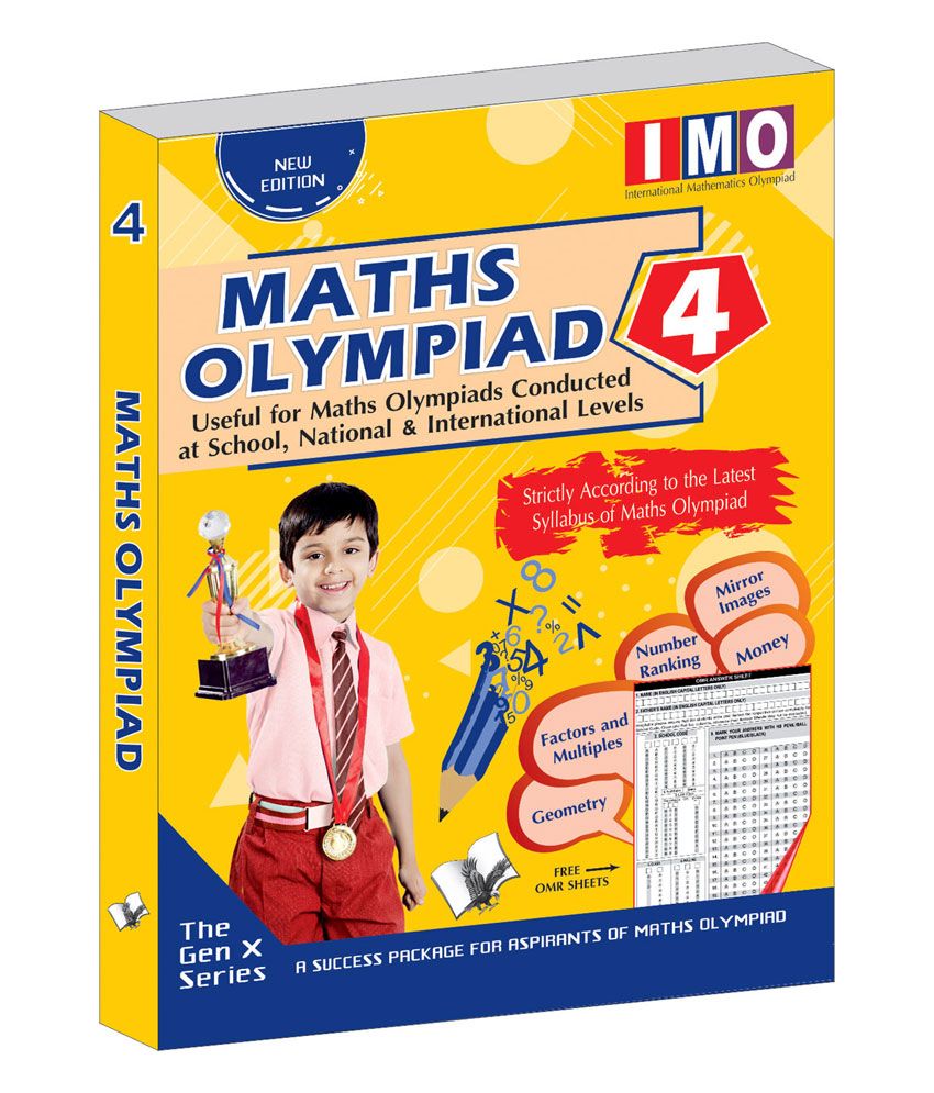 International Maths Olympiad Class 4 With CD Buy International 