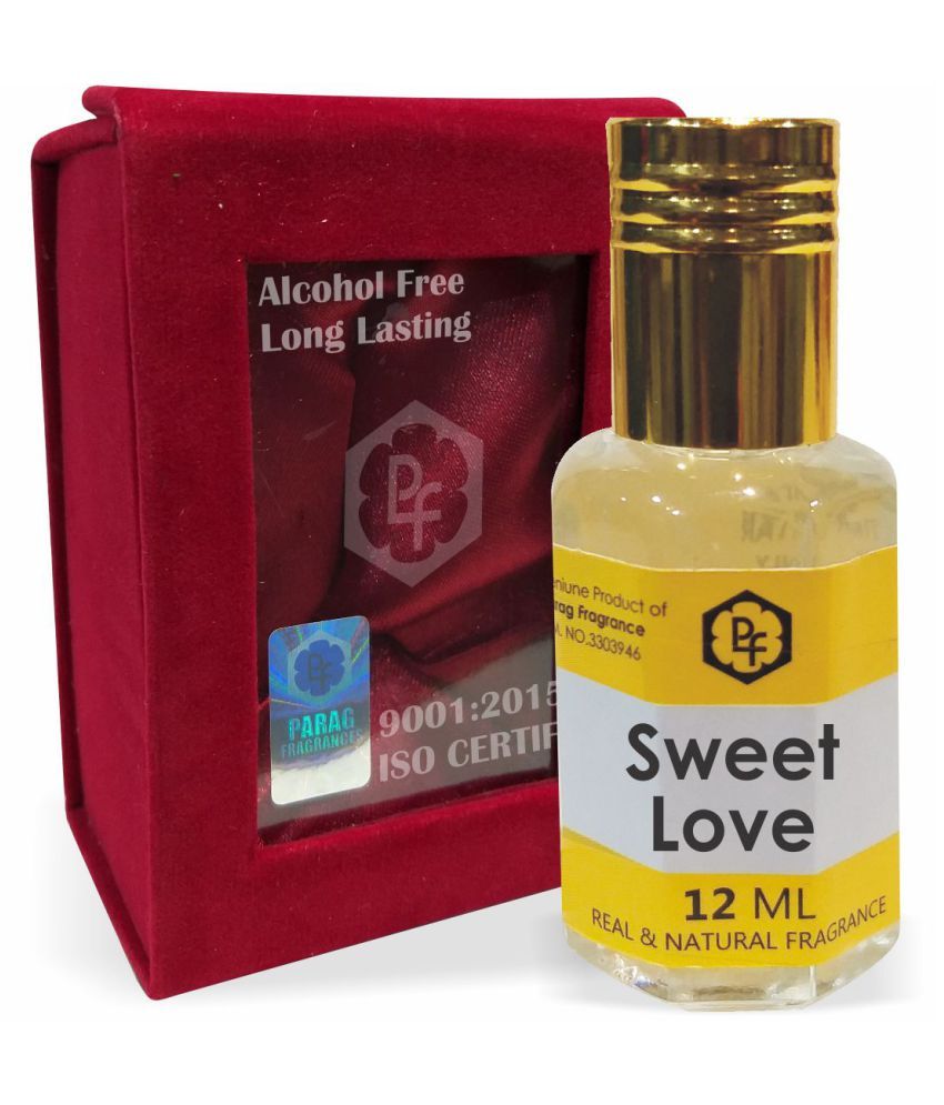 Parag Fragrances Sweet Love Attar 12ml (Velvet Giftset Pack) 0% Alcohol ...