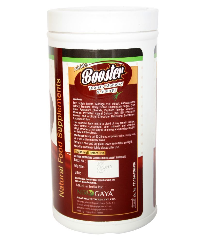NIROGAYA Adults Booster Powder 400 gm: Buy NIROGAYA Adults Booster ...
