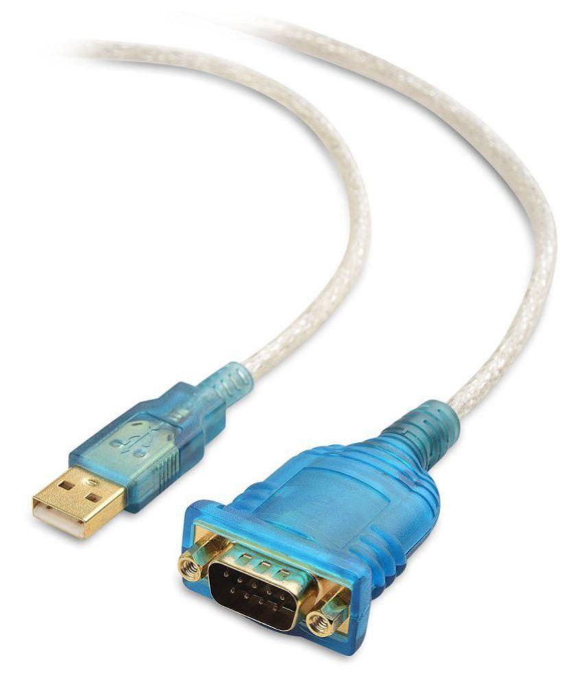 ELECTROBOT Male Serial Cable RS-232 DB9 USB port 2.0 USB Blue Price in ...