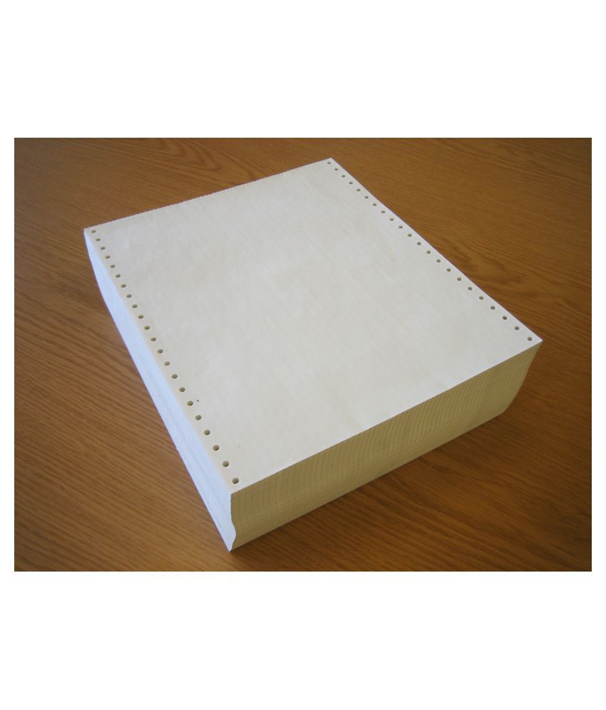 MEGHRAJ Dot Matrix Printer Paper (10x12x1=12") 80GSM Without Carbon ...