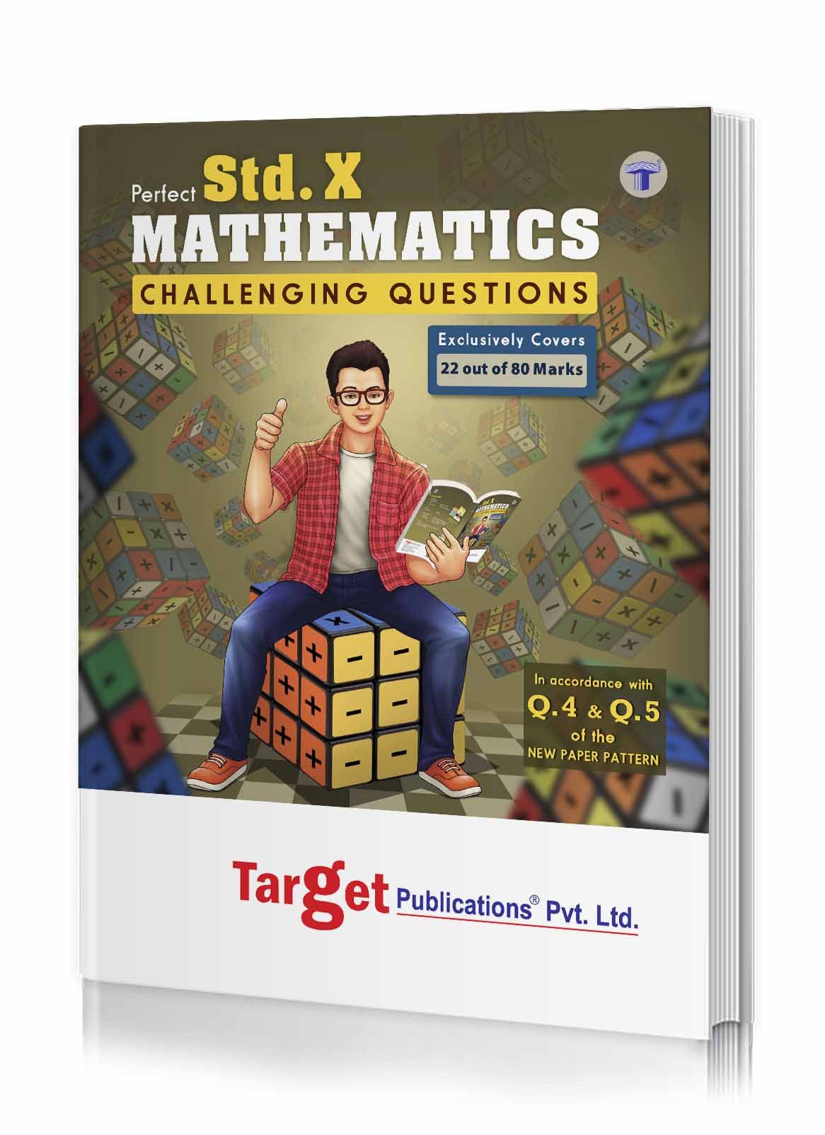 Std 10 Maths Challenging Questions Book Chapterwise Important